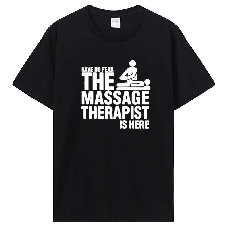 Massage Therapist Print Cotton Casual Tshirt Women Funny T Shirt For ...