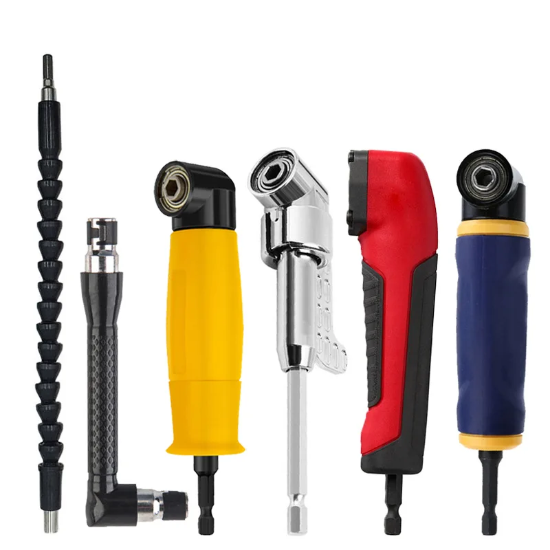 90-Degree-Right-Angle-Electric-Drill-Corner-8mm-Hex-Shank-Turning ...