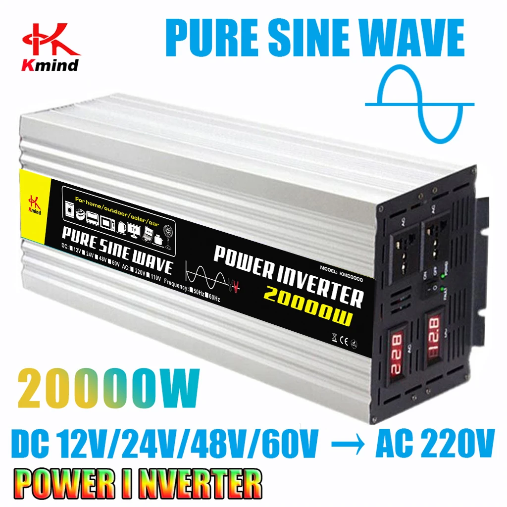 Pure-Sine-Wave-Power-Inverter-4000W-DC-12V-24V-48V-60V-to-AC-220V-Peak ...