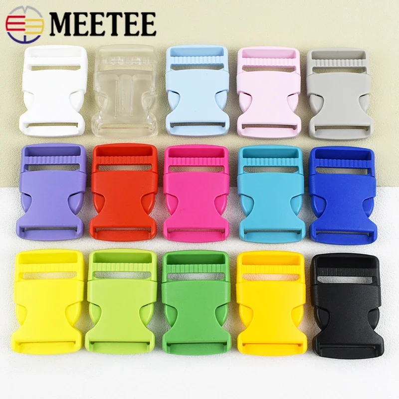 20/50Pcs 10-38mm Plastic Quick Release Buckle Bag Strap Closure Clasp ...