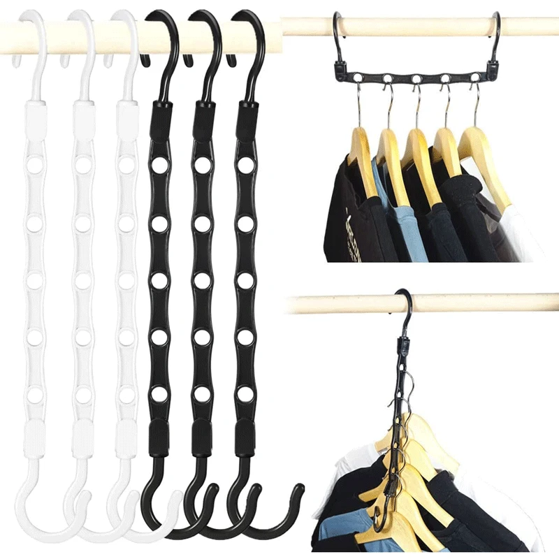 Multifunctional-Hook-Hanger-Space-saving-5-Holes-Hanger-Simple-Folding ...