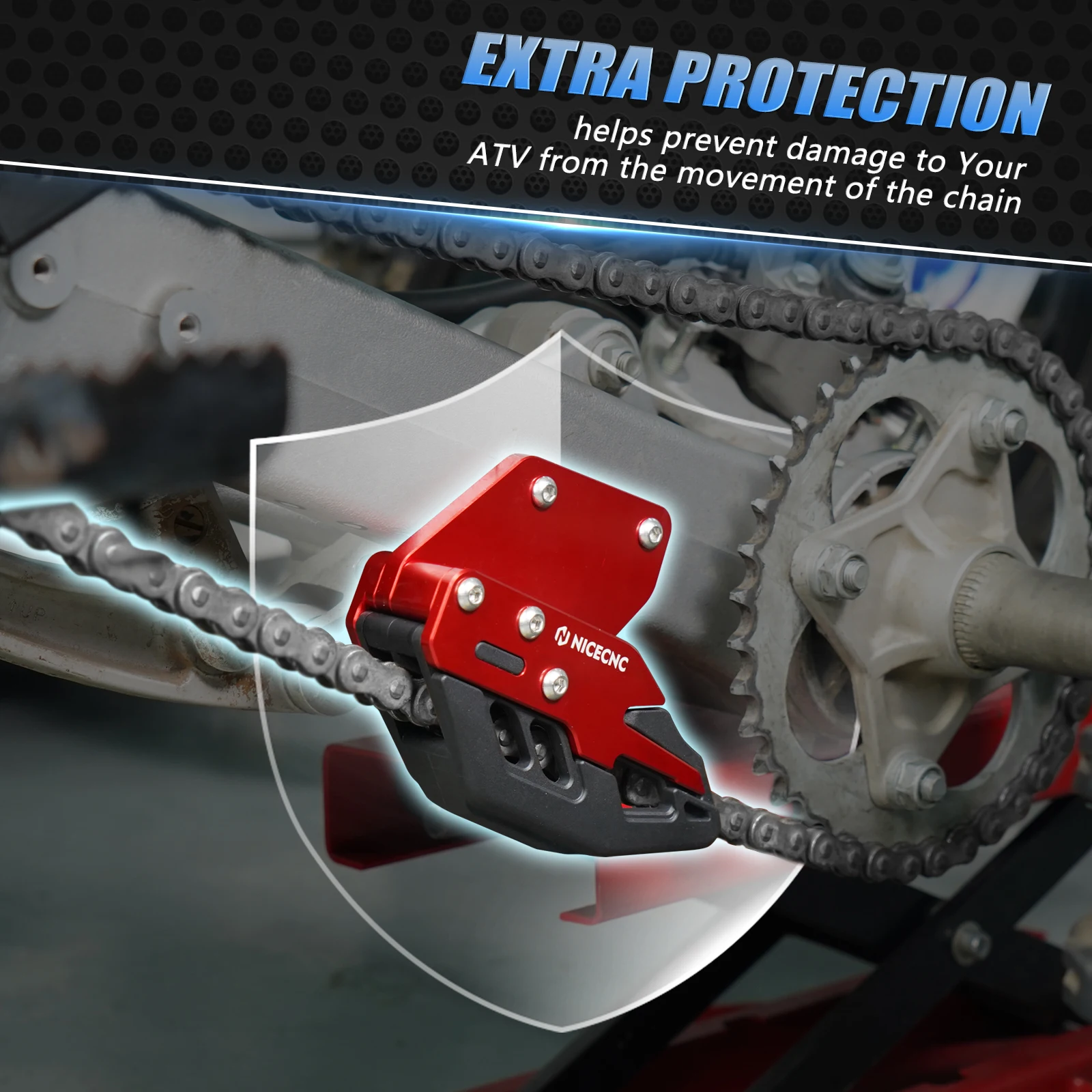 For-ATV-HONDA-TRX-Rear-Swingarm-Chain-Guide-Retention-Protection-ATV ...