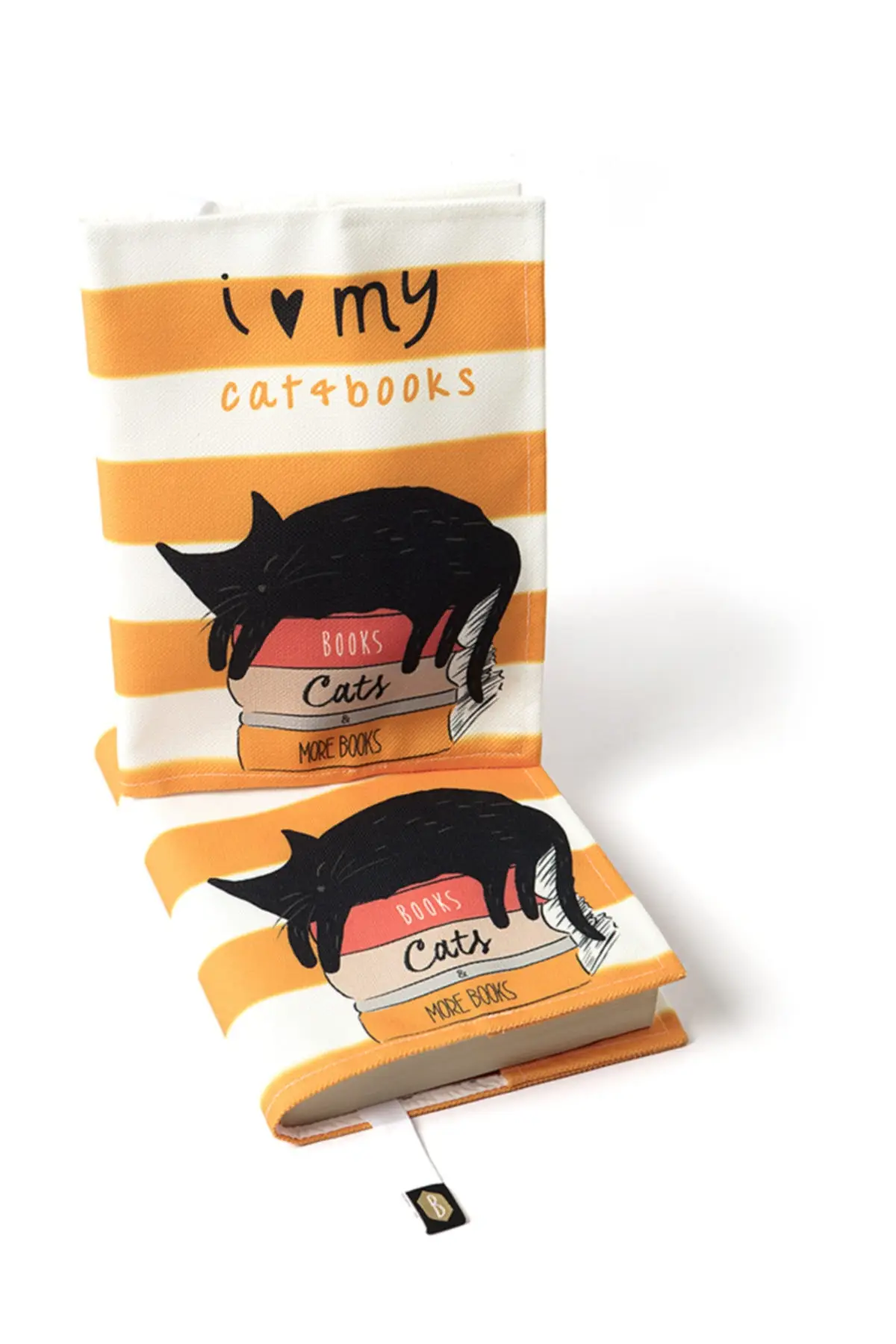 Book-Cover-Cat-s-And-Book-s-Book-Protector-Polyester-Easy-to-Clean ...