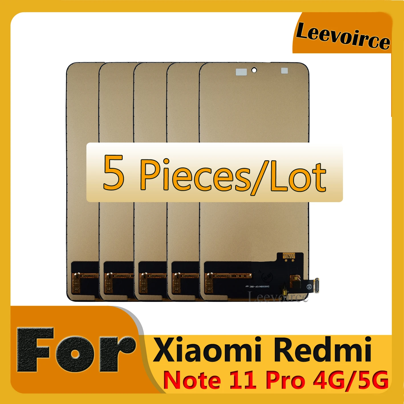 5 Pcs INCELL For Xiaomi Redmi Note 11 Pro 4G 5G LCD With Touch Screen ...