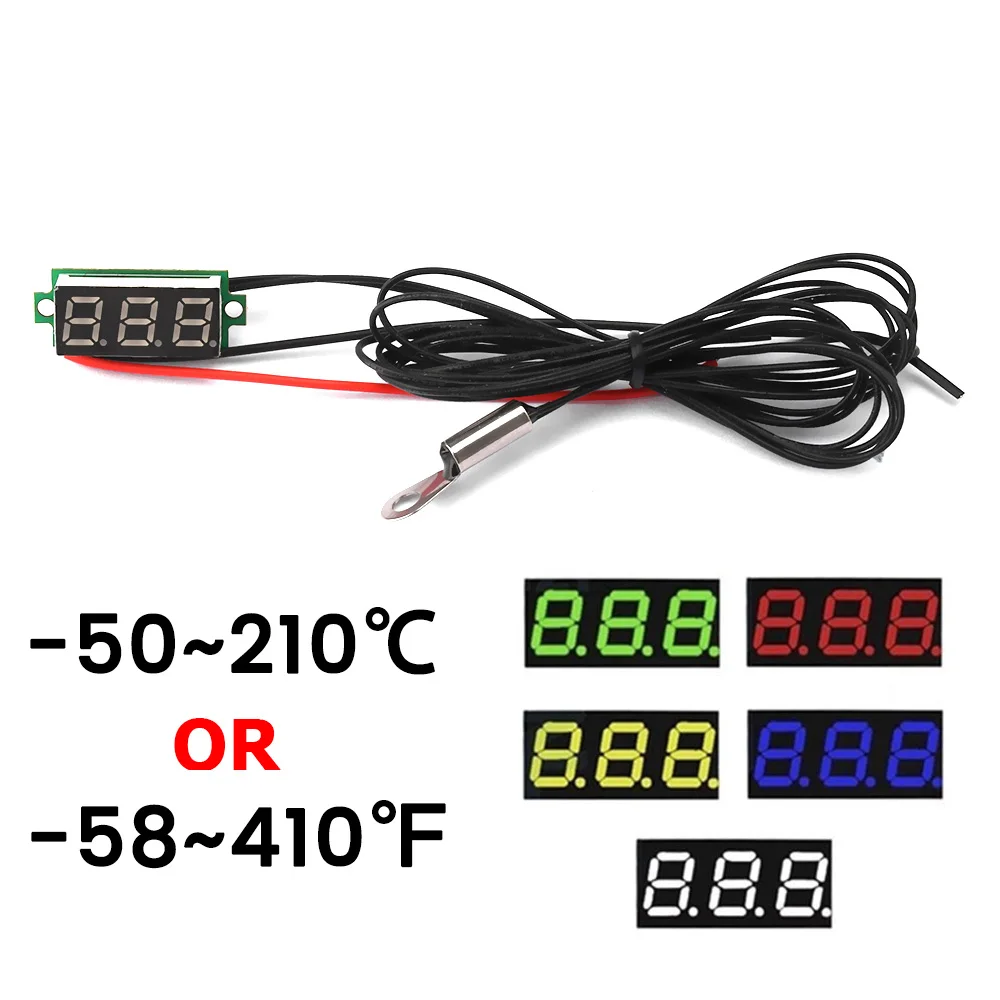0-28-Zoll-DC-4-28V-LED-Digital-thermometer-50-210-58-410-C-Temperatur ...