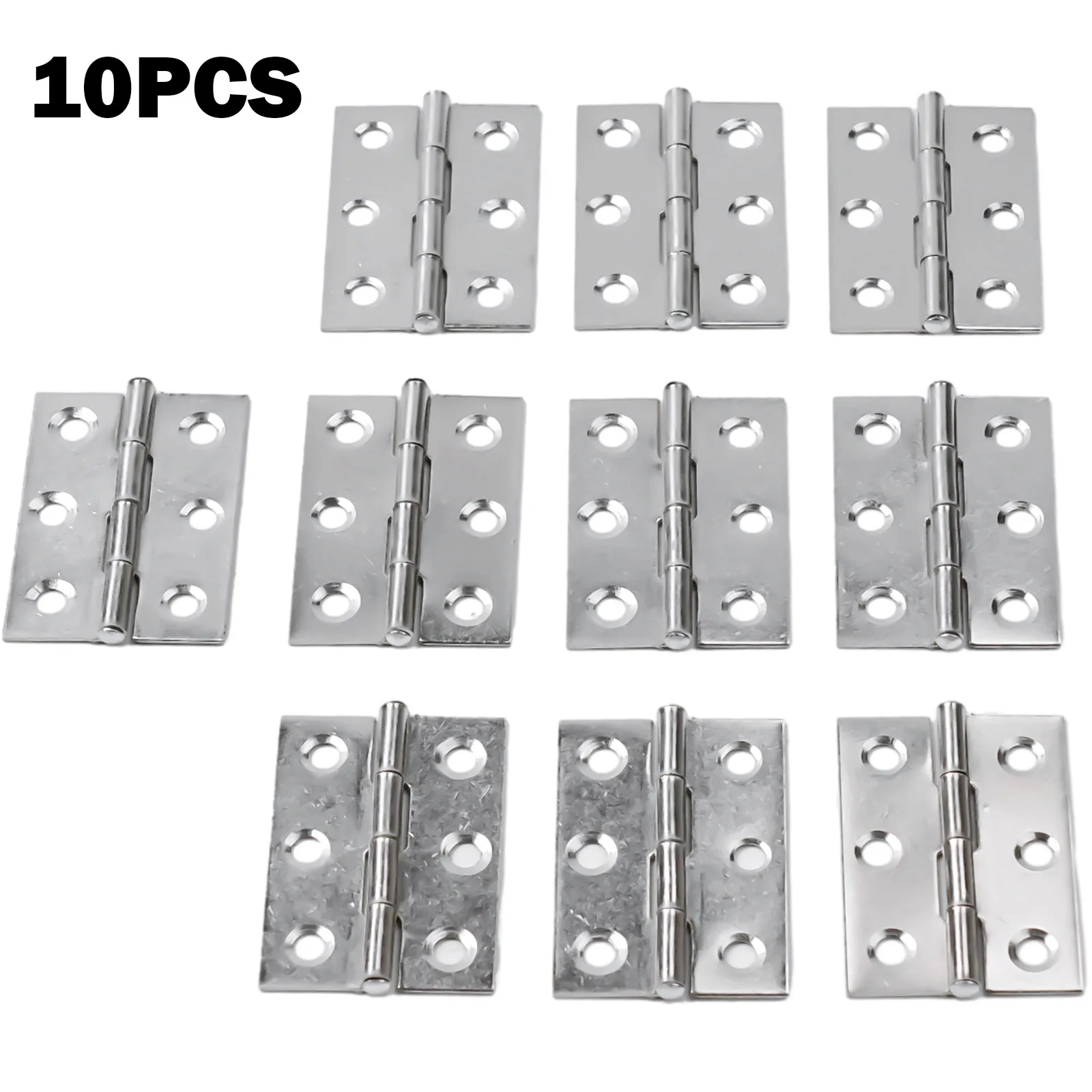 10Pcs-Stainless-Steel-Hinge-Wooden-Box-Mini-Hinge-Door-Fitting-For ...