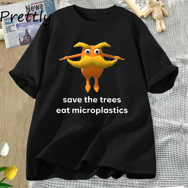 Save-The-Trees-Eat-Microplastics-Funny-Meme-T-Shirt-Women-Men-Weirdcore ...