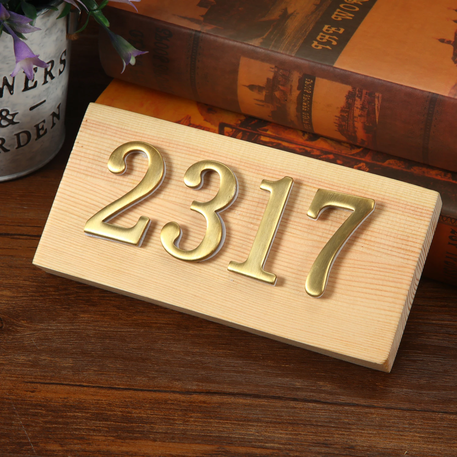 D1388-Self-Adhesive-3D-Number-Stickers-House-Room-Door-Number-Plate ...