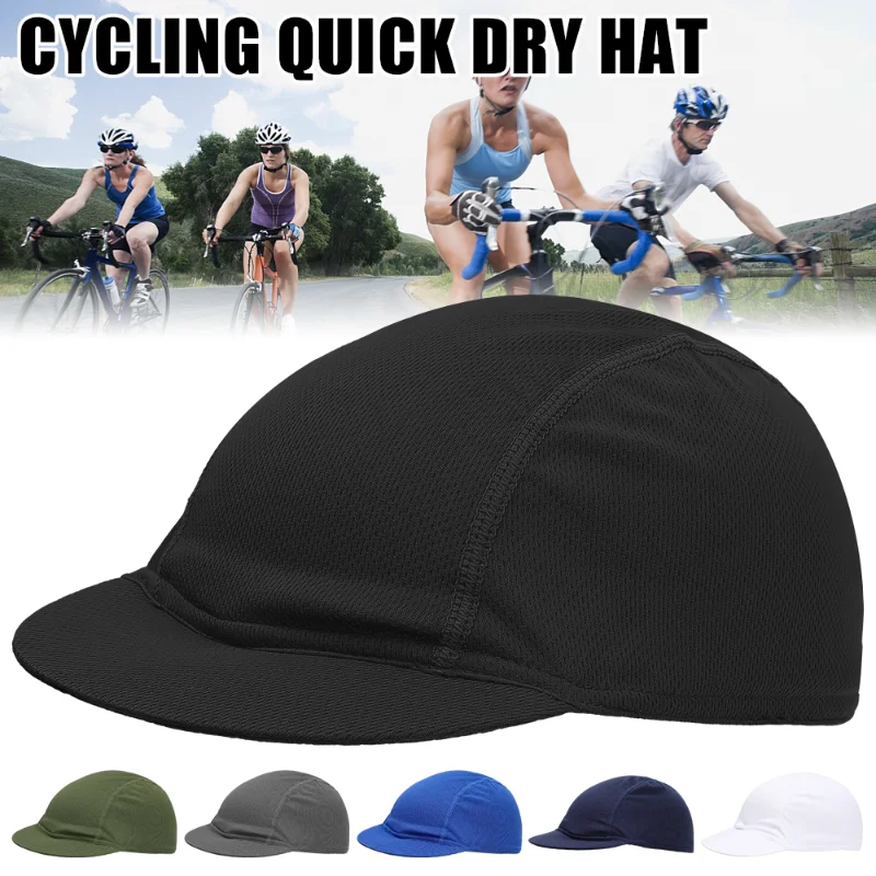 Cycling-Caps-Unisex-Road-Bike-Hats-Mens-White-Caps-Sun-Protection-Breathable-Caps-Black-Bicycle ...