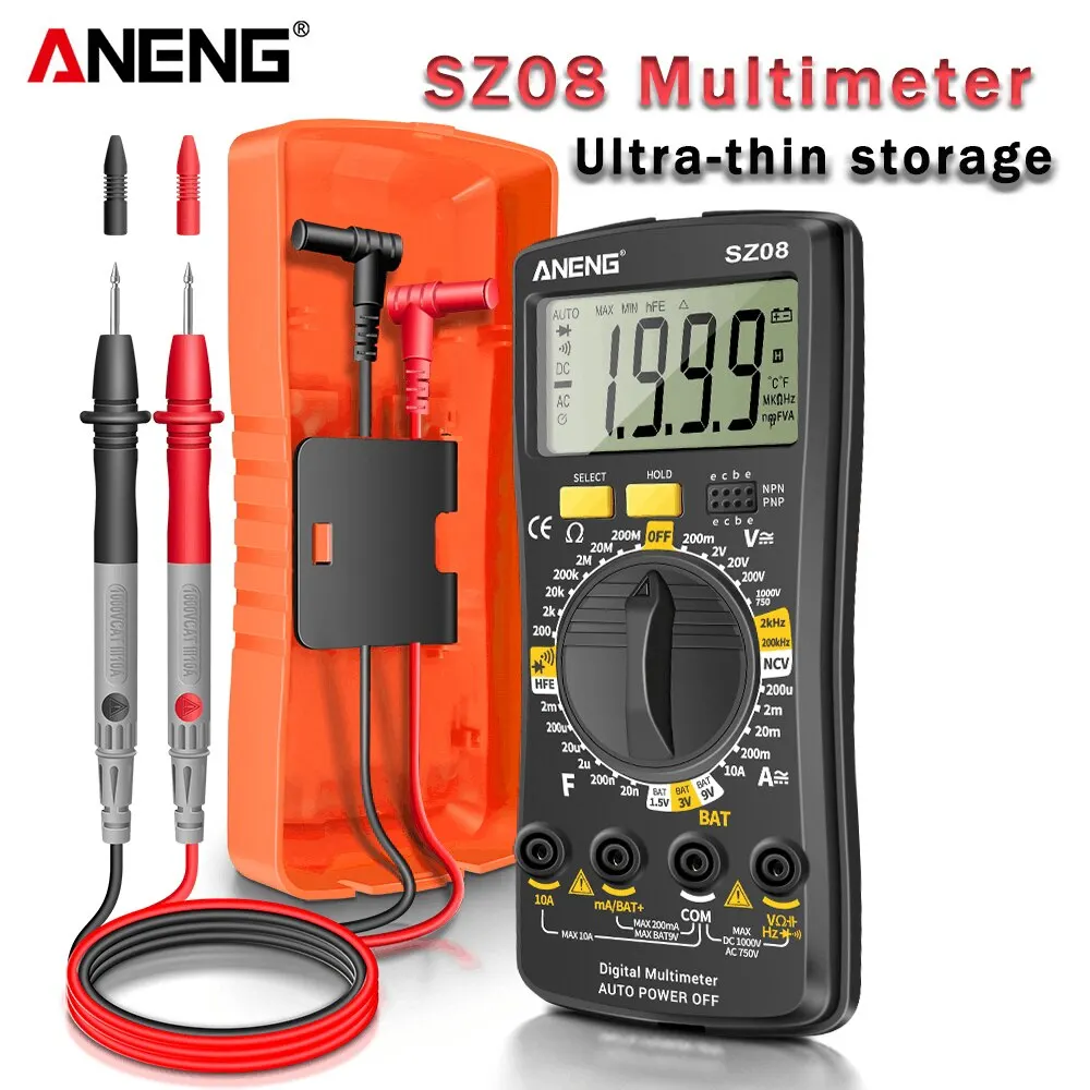 ANENG-SZ08-Digital-Ultra-thin-Multimeter-Storage-Professional-Meter ...