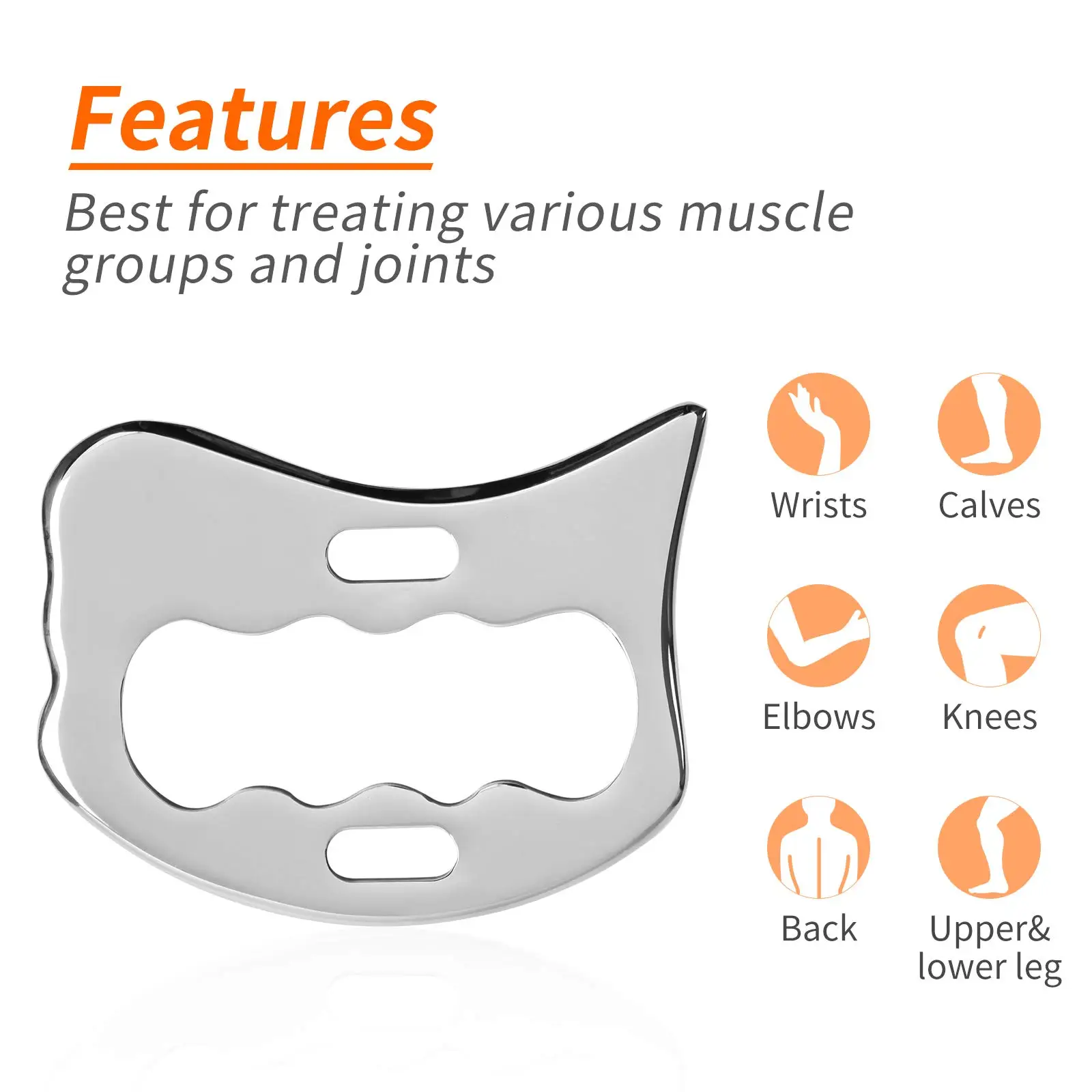 4In X 3.2In Gym Graston IASTM Chiropractor Massage Body Physical ...