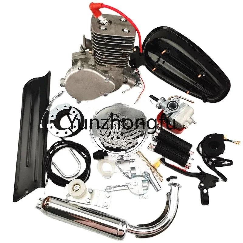 2-Stroke-110cc-Bicycle-Engine-Kit-Motorized-Bike-52mm-Cylinder-Bore ...