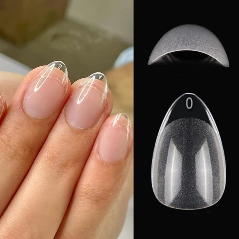 120pcs-XXS-Short-Almond-Acrylic-Salon-Full-Cover-Sculpted-Soft-Gel-Nail ...