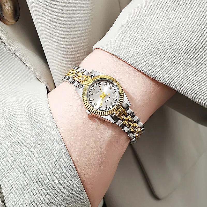 Brand Women Watches Luxury Stainless Steel Strap Quartz Watch ...