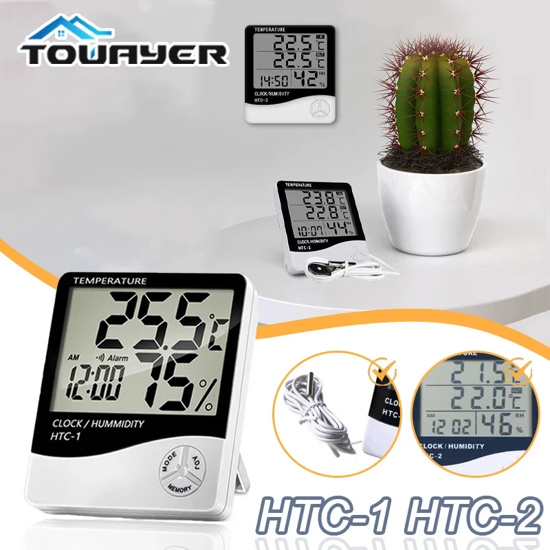 LCD-Electronic-Digital-Temperature-Humidity-Meter-Indoor-Outdoor ...