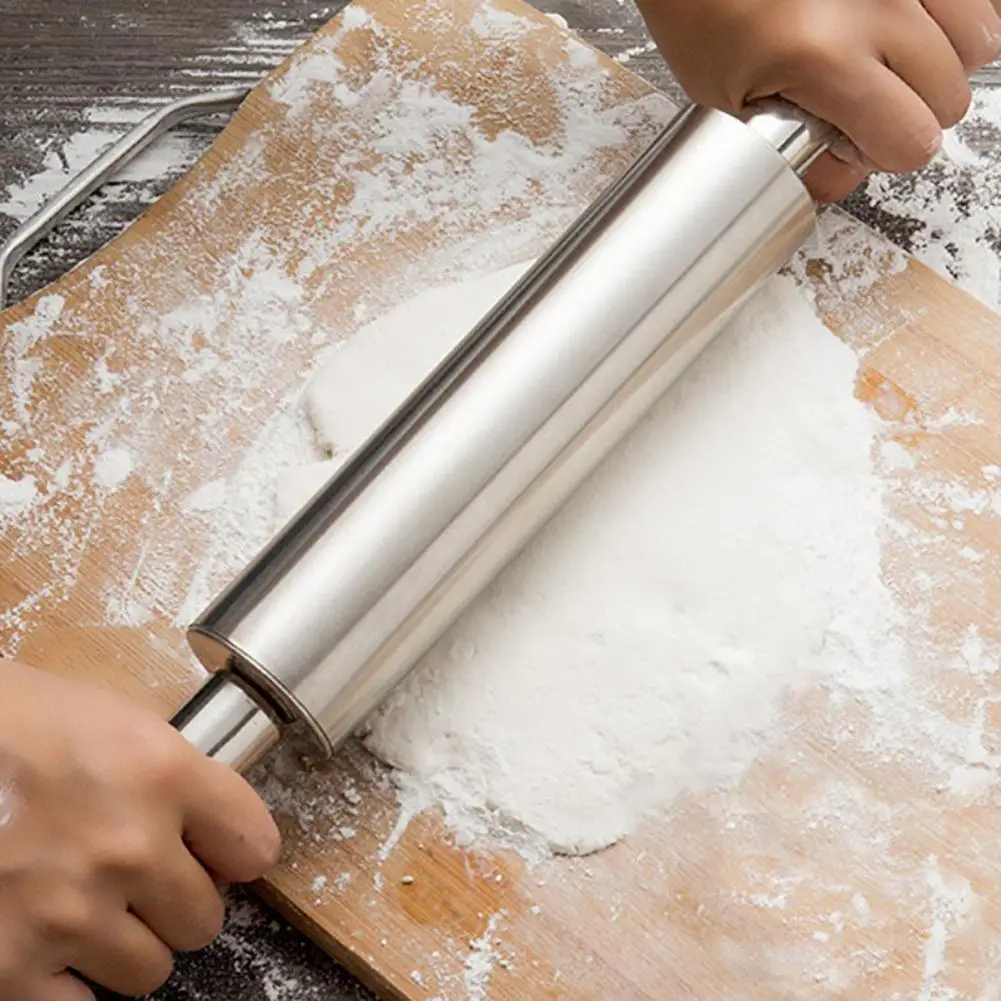 Rolling Pin Baking Tool to Clean Labor-saving Portable Pizza Dough ...
