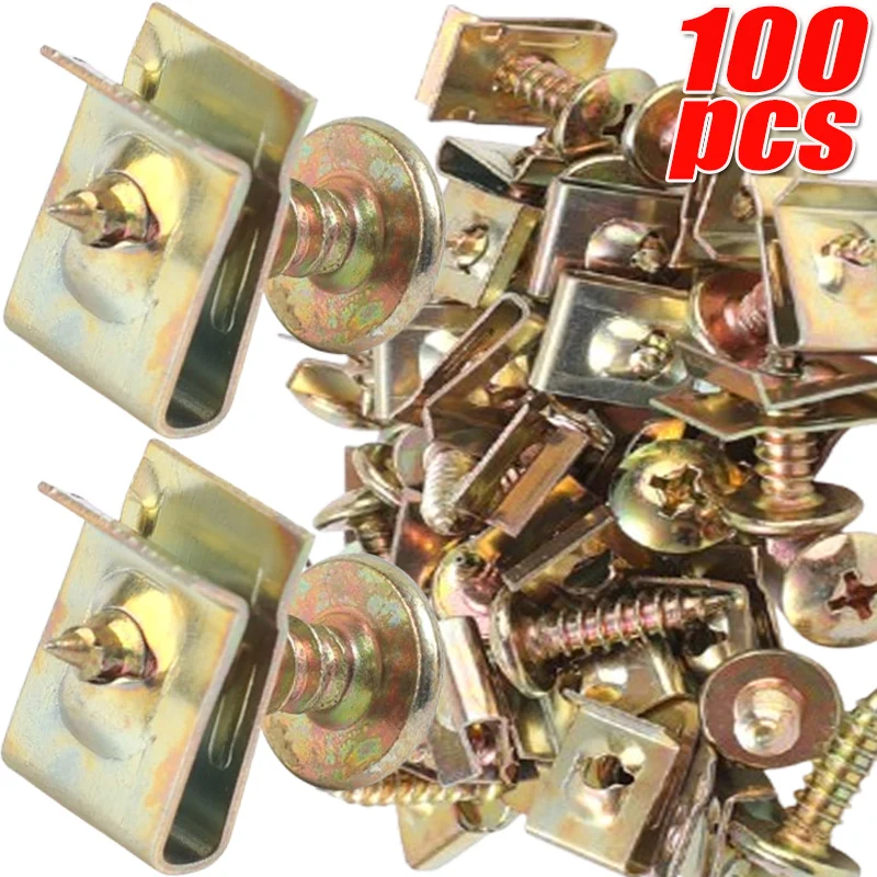 M5 Self-tapping Screw U-Type Clips Tapping Fastener Anti-rust ...