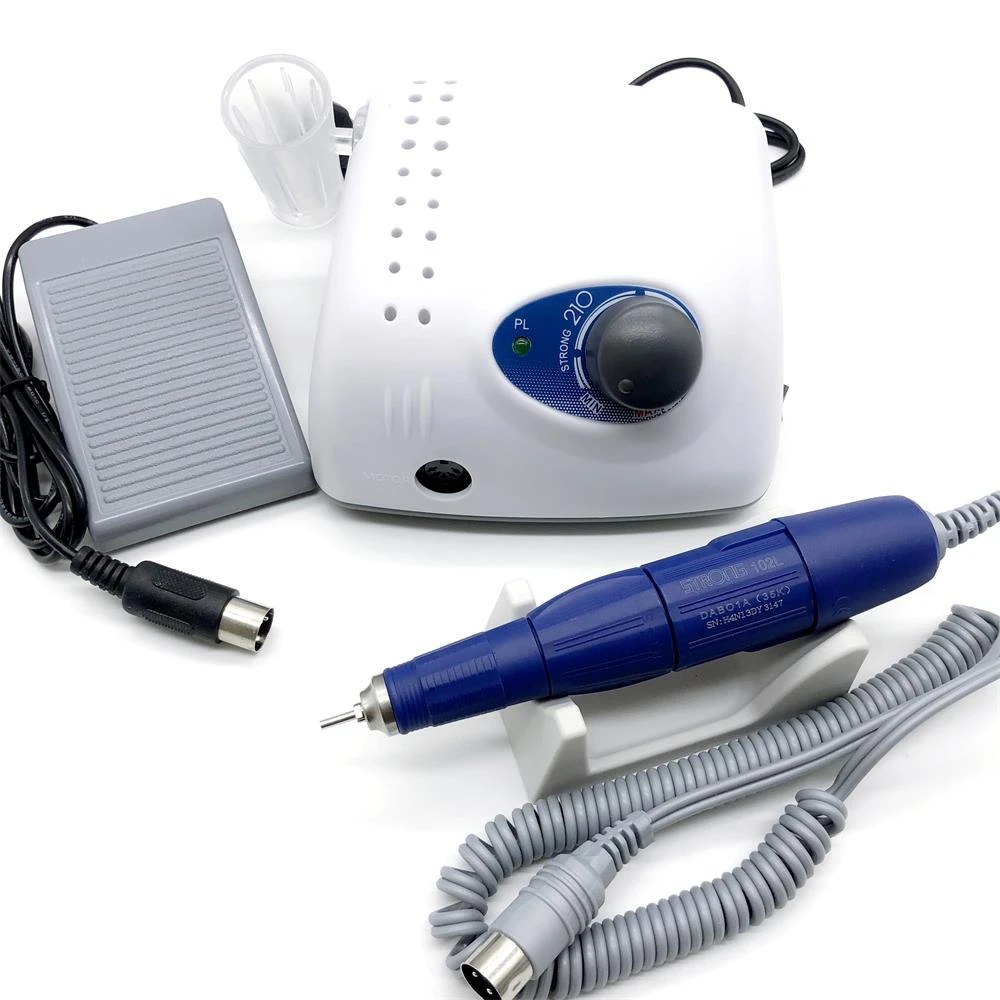 Strong 210 Control Box 35000rpm Strong 102l Handpiece 65w Manicure ...