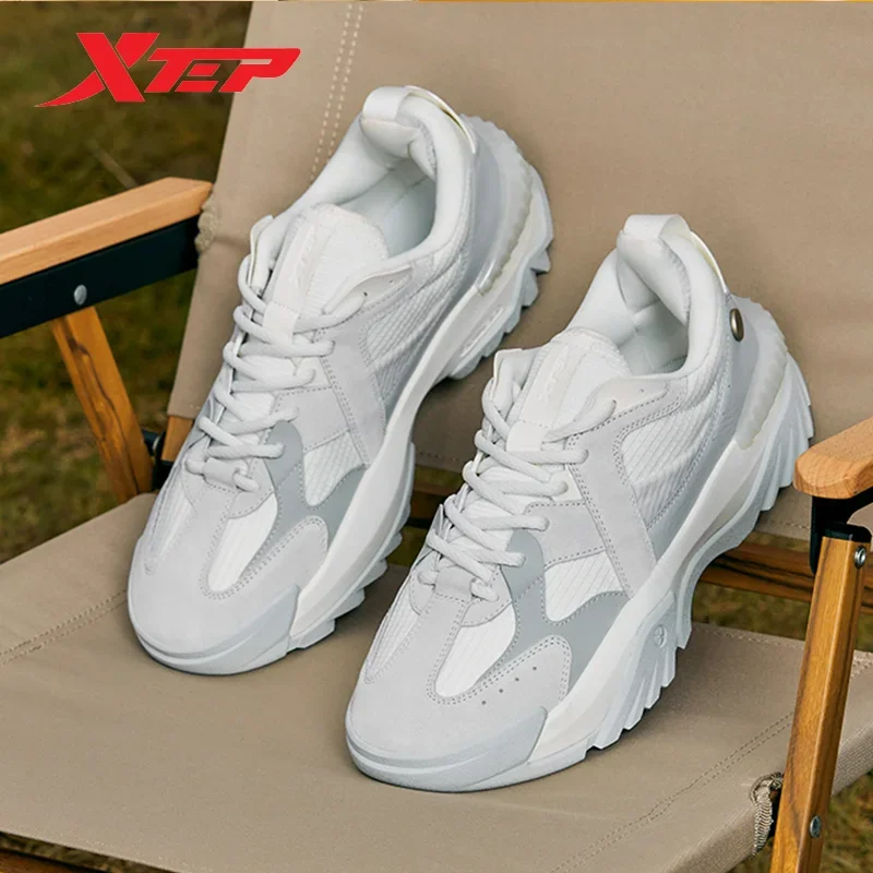 Xtep-Walking-Shoes-Men-Fashion-Vintage-Light-Breathable-Causal-Shoes ...