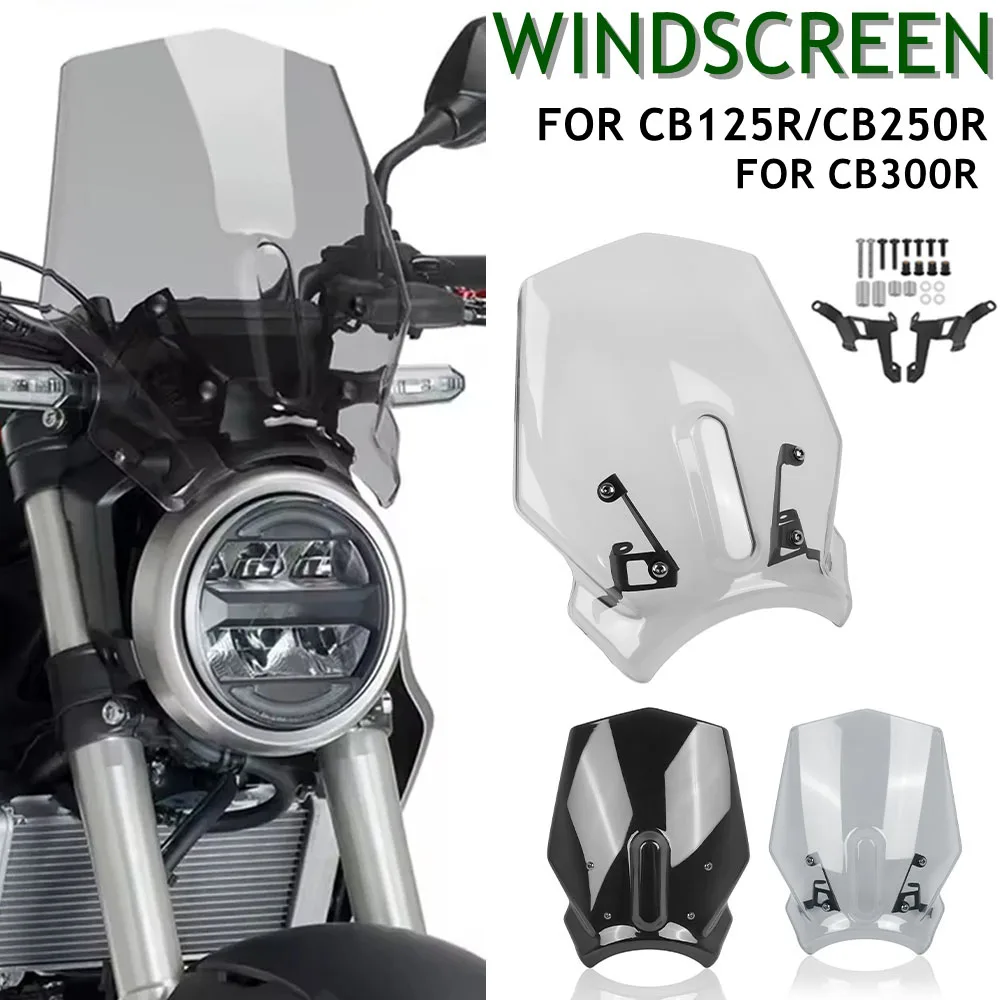 Motorcycle Windscreen Windshield Visor Wind Air Fairing Deflector For ...