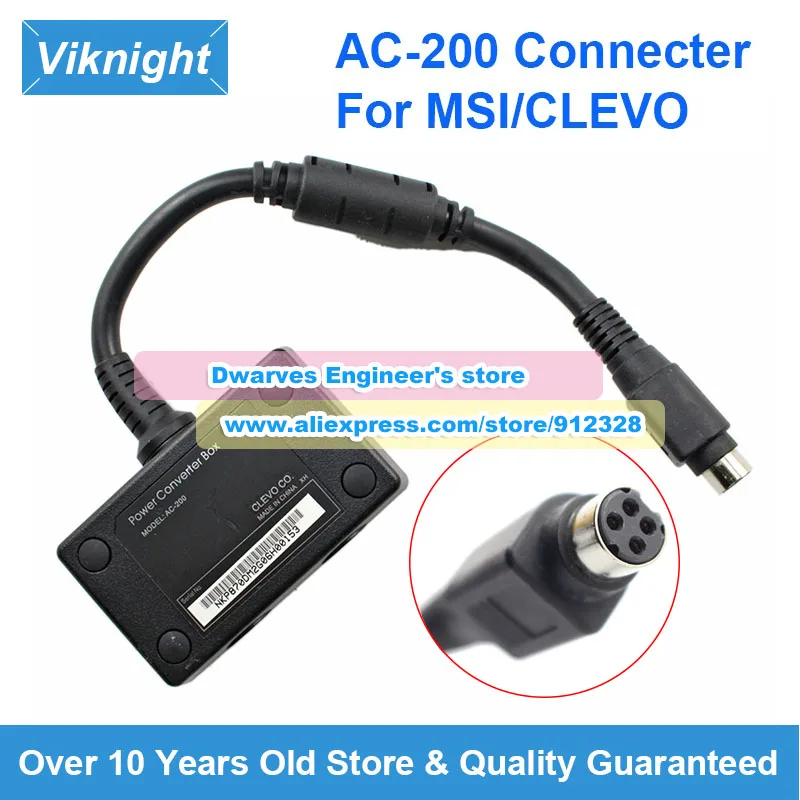 Genuine-4Holes-Power-Converter-Box-AC-200-for-MSI-Clevo-P870tm-Gaming ...