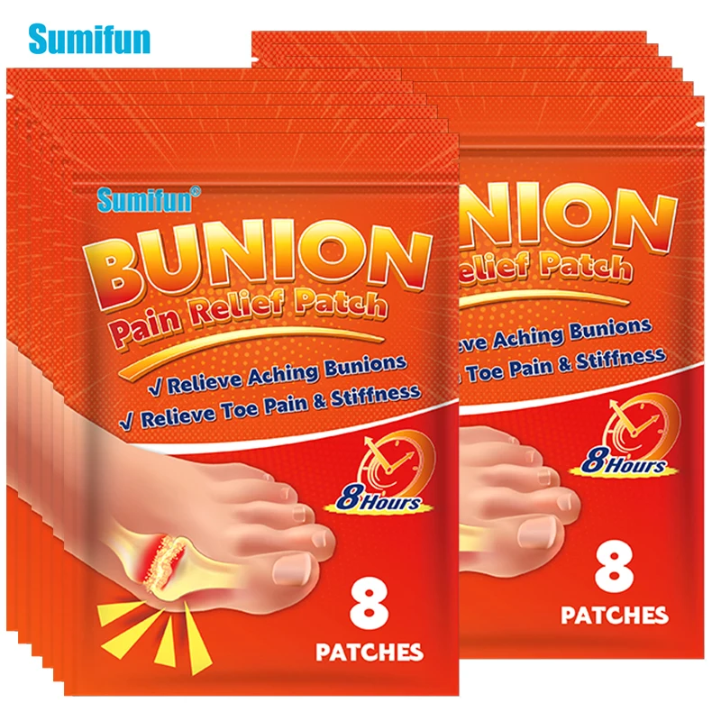 80Pcs-Bunion-Pain-Relief-Patch-Muscle-Pain-and-Joints-Sticker-Foot-Gout ...