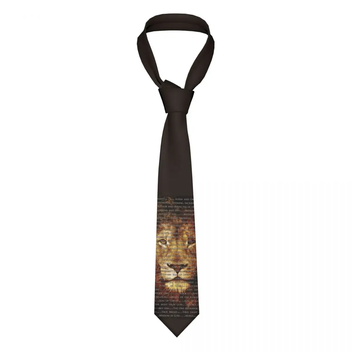Classic-The-Names-Of-God-Jesus-Lion-Neck-Ties-for-Business-Personalized ...