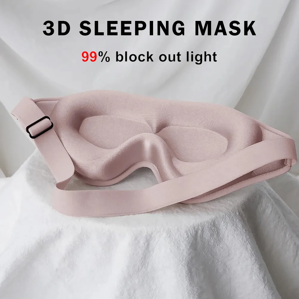 3D-Sleep-Mask-99-Blockout-Light-Blindfold-Sleeping-Aid-Eye-Mask-Soft ...