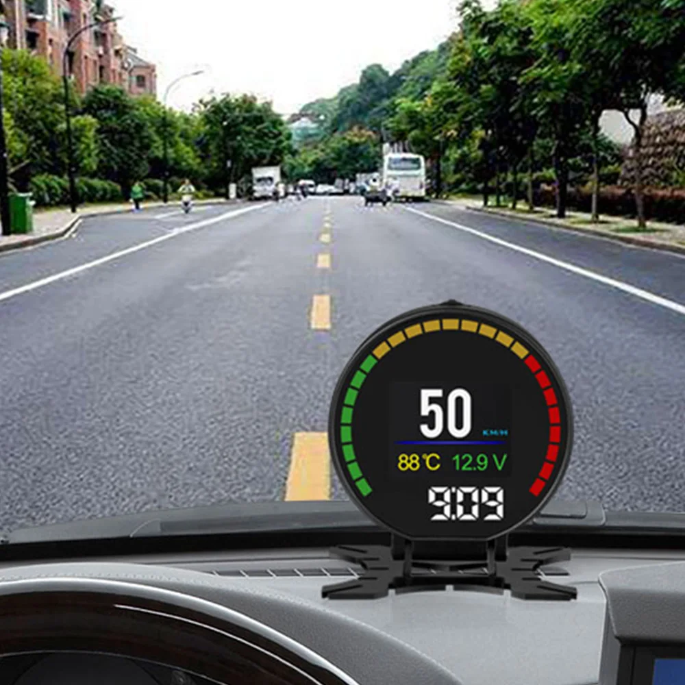 P15-Car-Speedometer-Gauge-OBD2-HUD-Head-Up-Display-Digtial-Oil-Water ...