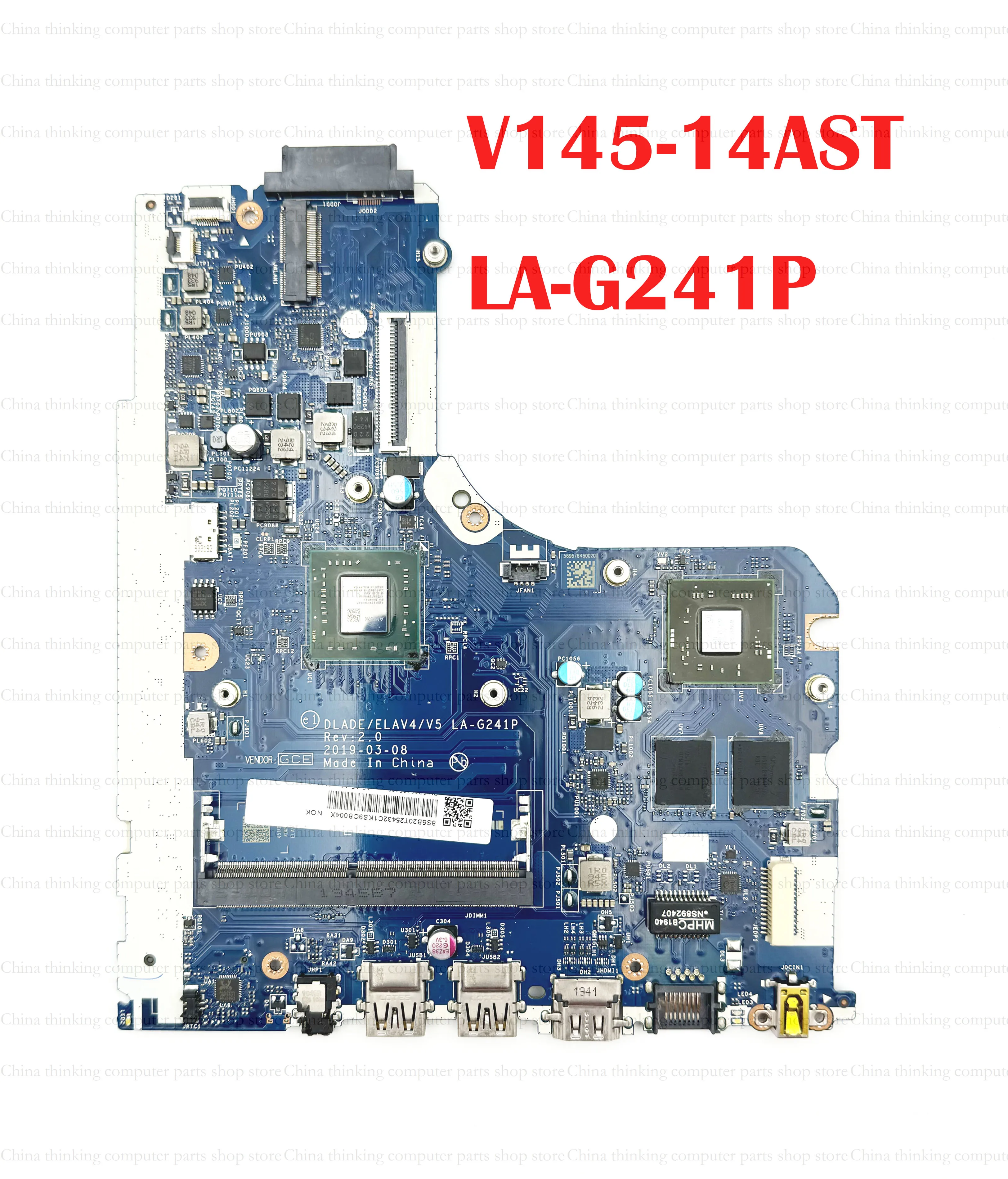 LA-G241P-Mainboard-Motherboard-81MT-NOK-A6-For-lenovo-V145-15AST-laptop ...