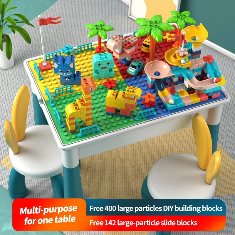 ToylinX-Store-Children-s-Building-Blocks-Toy-Study-Activity-Table-and ...