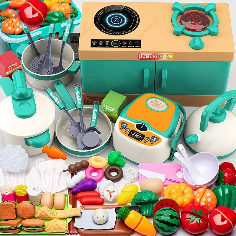 Simulated-Kitchen-Stove-Toy-Set-Children-s-Cooking-Utensils-Cutting ...