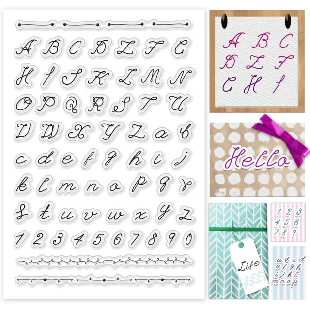 Sellos De Letras Transparentes Sellos Transparentes Con Temas