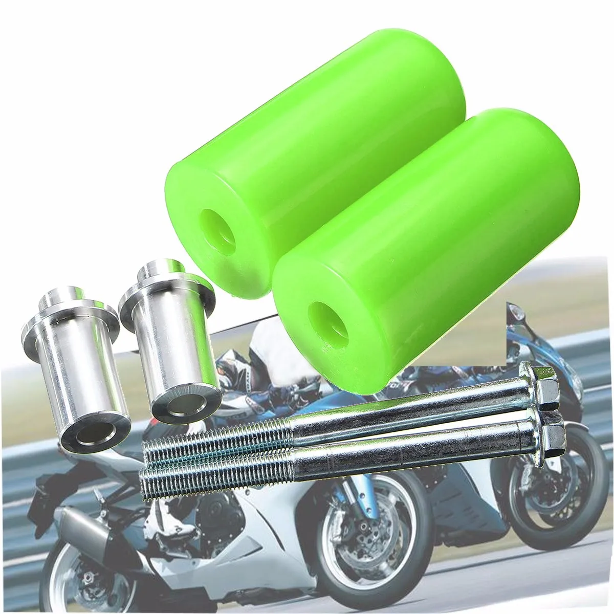 General-Non-slip-MotorcycleNo-Cut-Frame-Slider-Pad-New-Anti-Crash ...