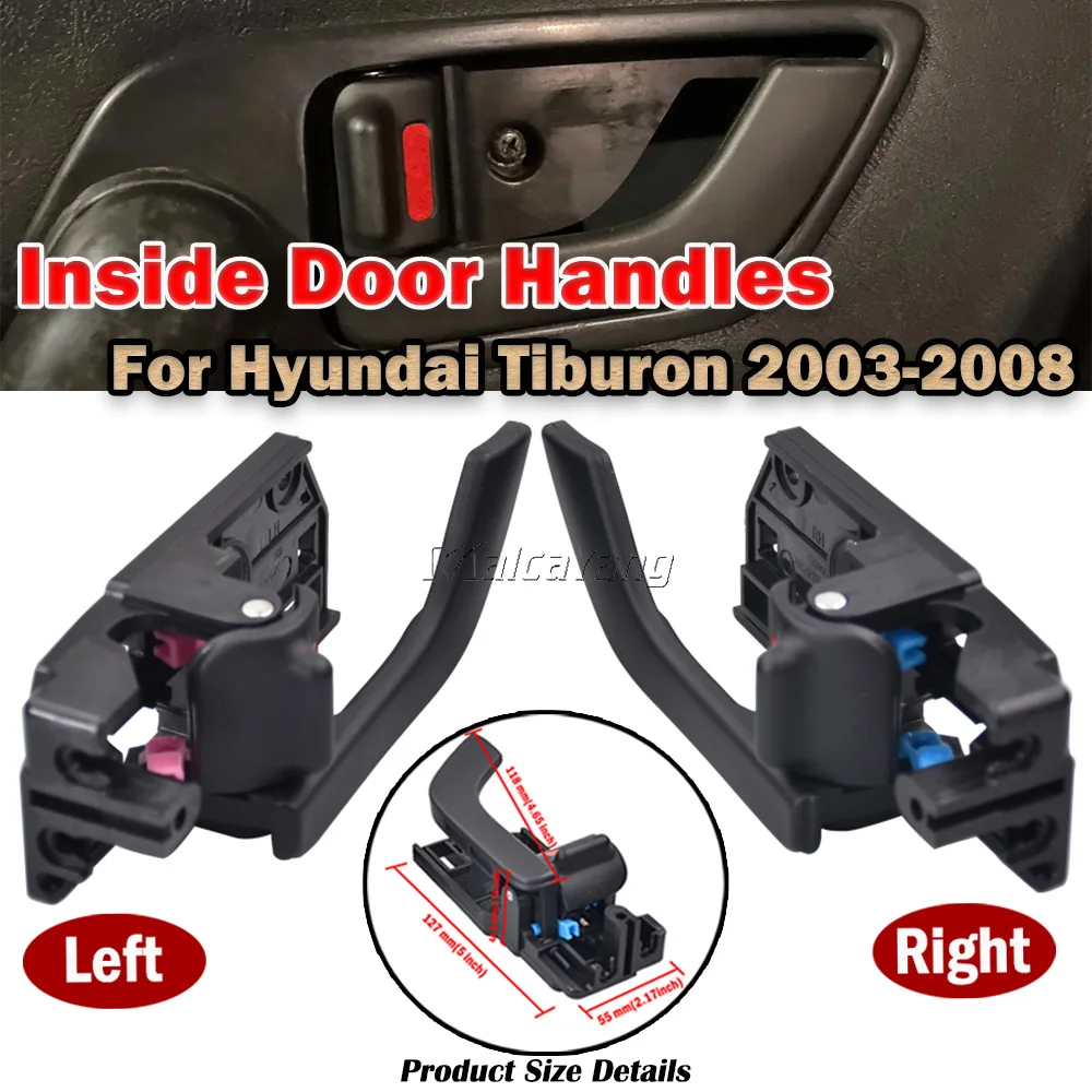 For-Hyundai-Tiburon-Inside-Interior-Door-Handle-Left-Right-2001-2010 ...