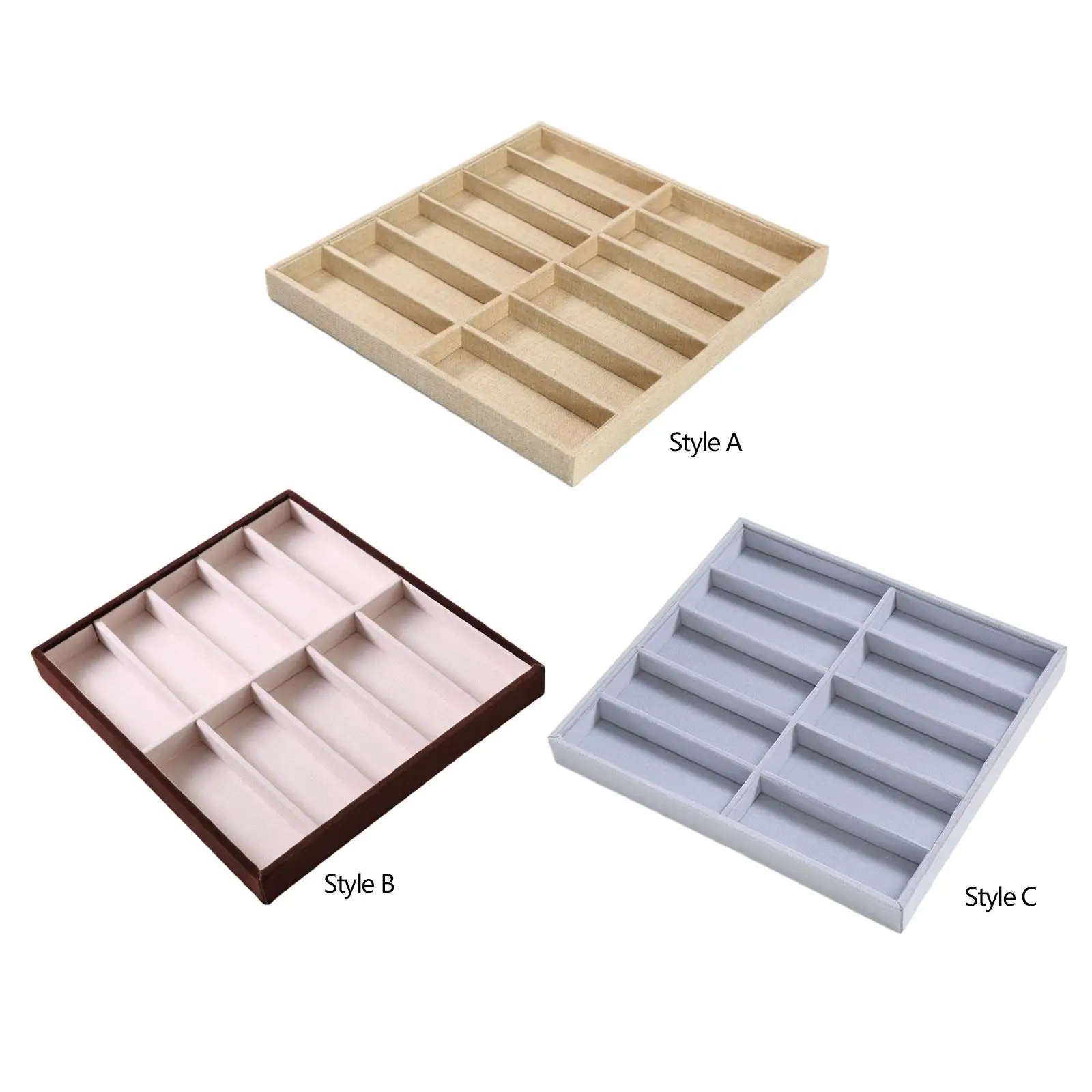 Glasses-Storage-Tray-Multiple-Pairs-Watches-Holder-Jewelry-Box-Eyeglass ...