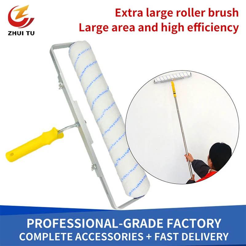 18inch-Paint-Roller-Brush-For-Wall-Decorative-6MM-9MM-Short-Middle-Long ...