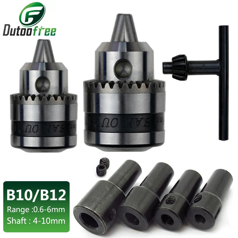 Drill-Chuck-Adapter-B10-B12-Drill-Clamp-Chuck-Coupling-Connector-Sleeve ...