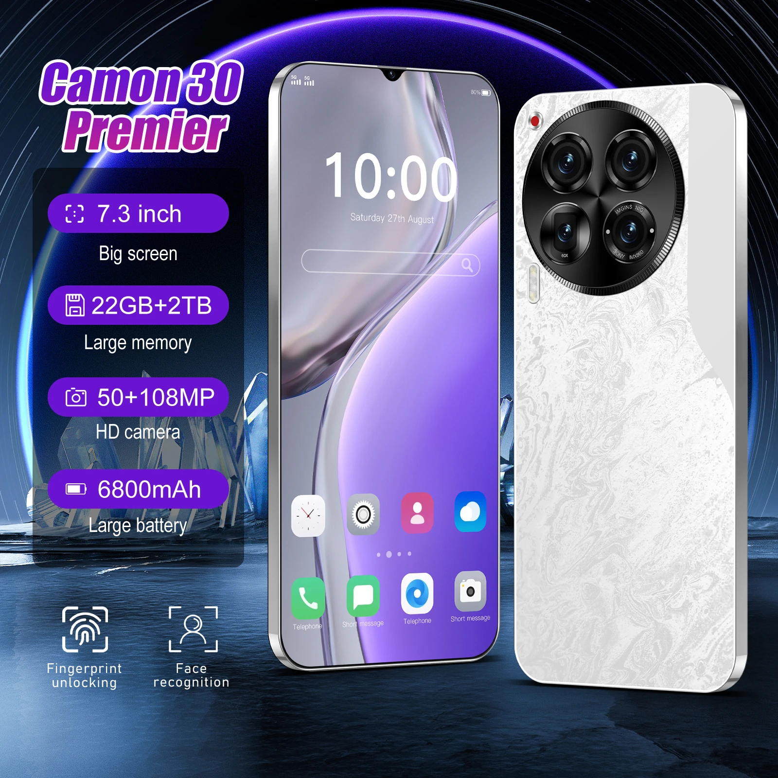 Camon-30-Smartphone-Original-Celular-Android-Qualcomm-888-C-mera-de ...