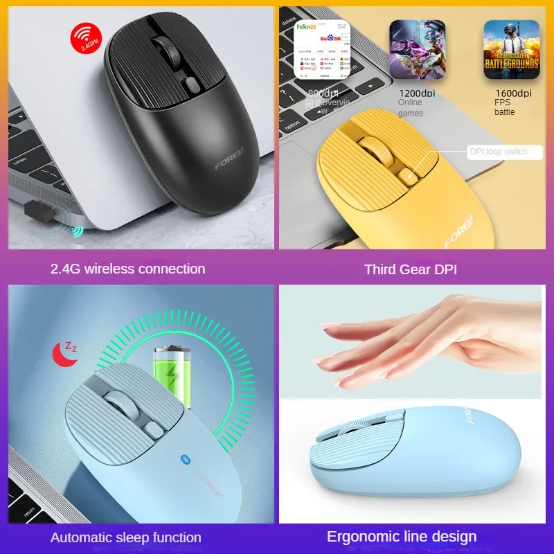 Silent-Wireless-Bluetooth-Dual-Mode-Mouse-Perfect-for-Cute-Girl ...