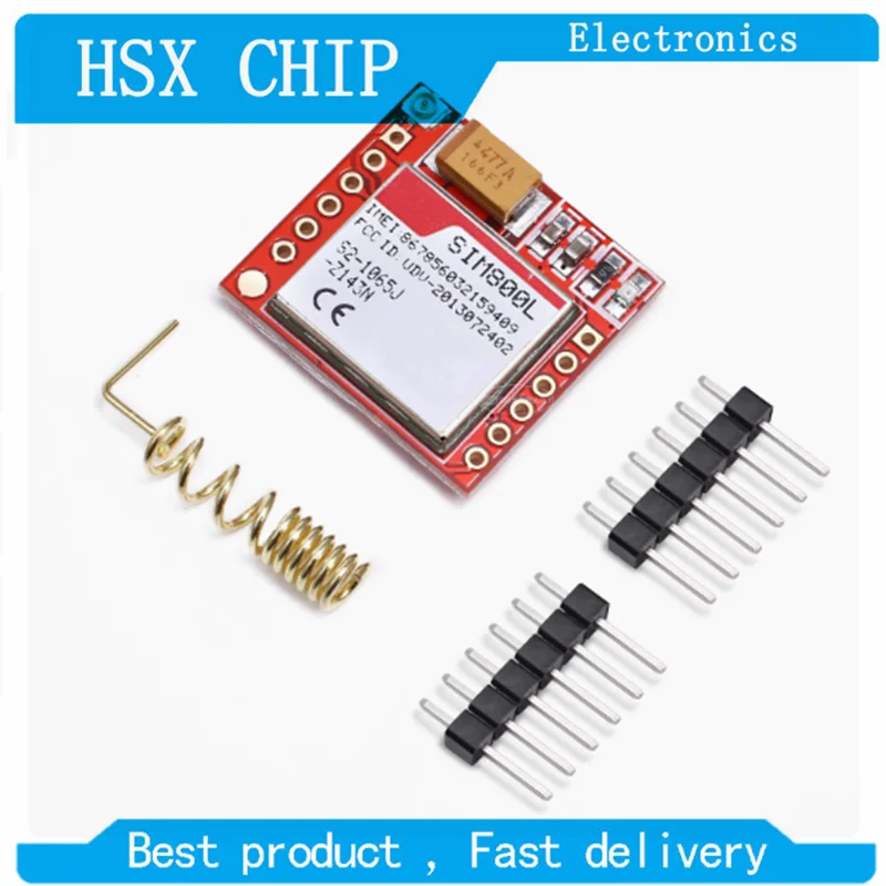 5pcs Smallest SIM800L GPRS GSM Module MicroSIM Card Core Board Quad ...