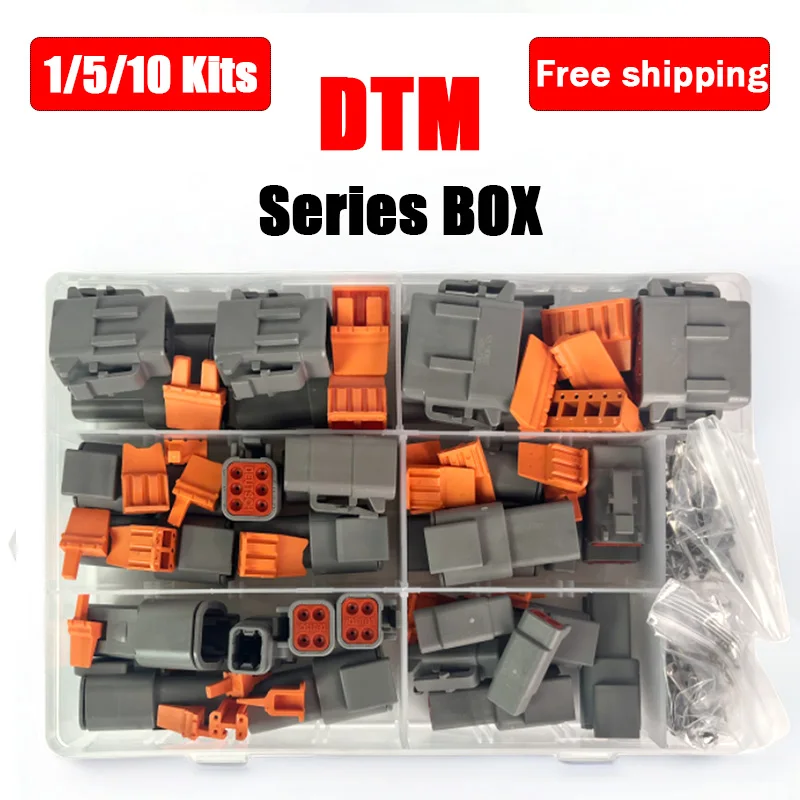Kit-de-conectores-Deutsch-serie-DTM-caja-de-terminales-de-enchufe-sellados-automotrices-pines ...