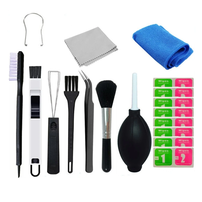 18pcs-Cleaning-Tool-Kit-For-Computer-Camera-Mechanical-Keyboard-Tablet ...
