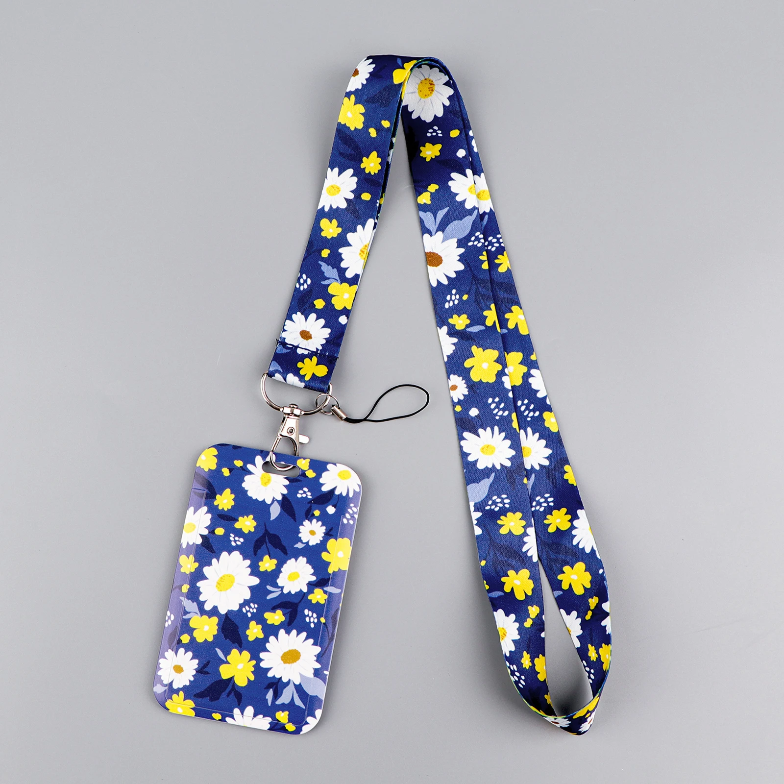 Daisy-Flowers-Credential-Holder-Lanyards-for-Keys-Neck-Strap-ID-Card ...