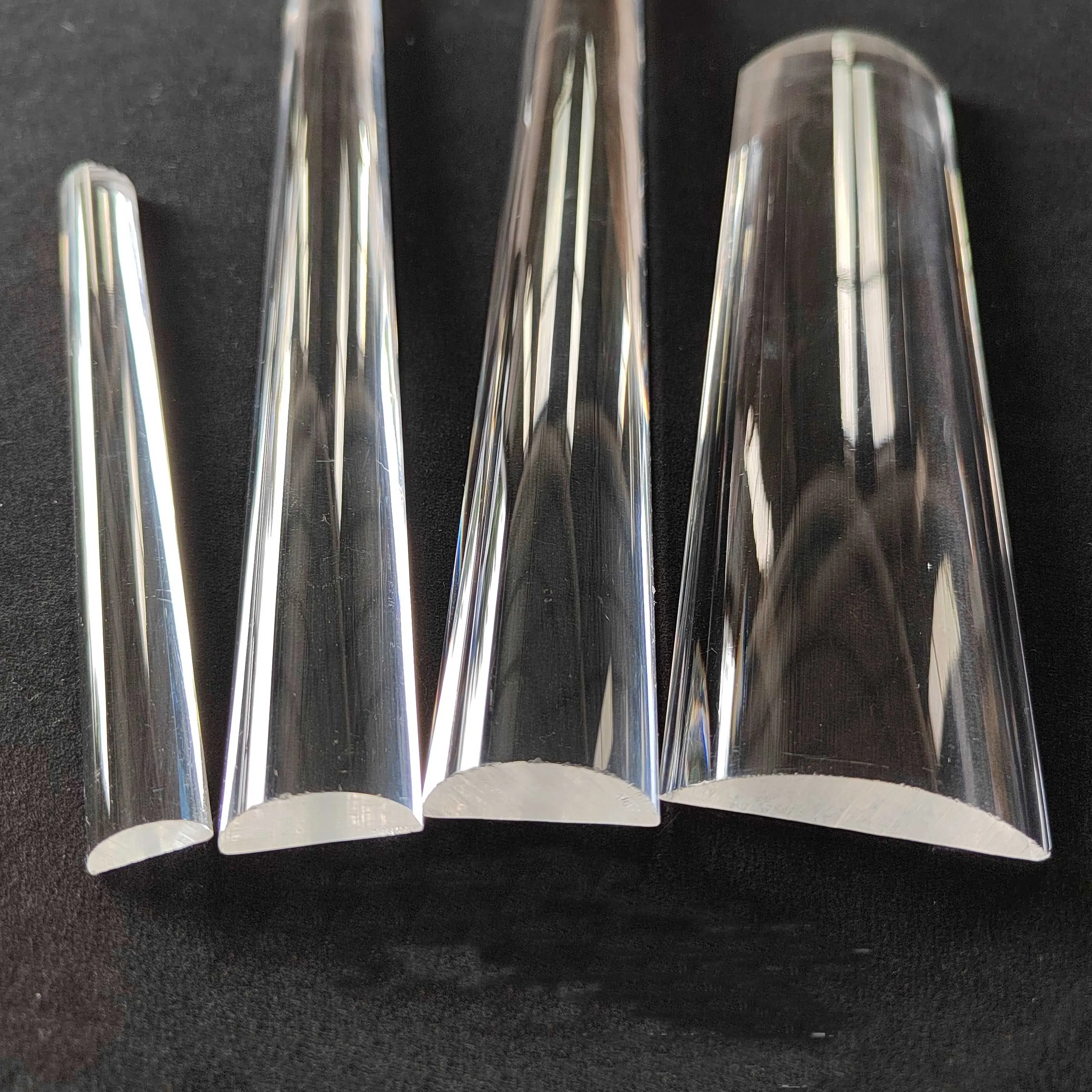 1pcs-10-15-20mm-diameter-transparent-acrylic-half-round-bar-solid-bars ...