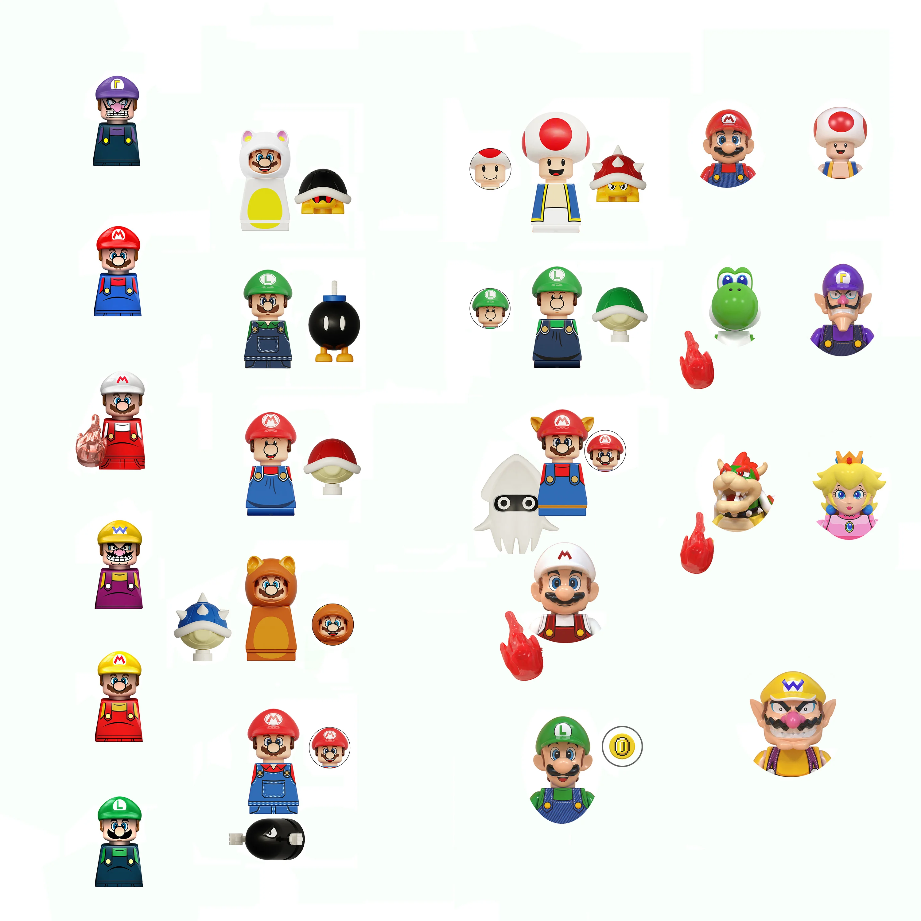 KDL815-WM6103-KDL805-Super-Mario-Blocks-Anime-Cartoon-Luigi-Yoshi-Wario ...