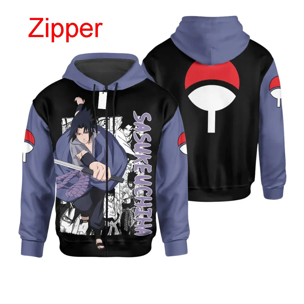 Sasuke-Sweat-shirt-Capuche-avec-Fermeture-clair-pour-Homme-et-Femme ...