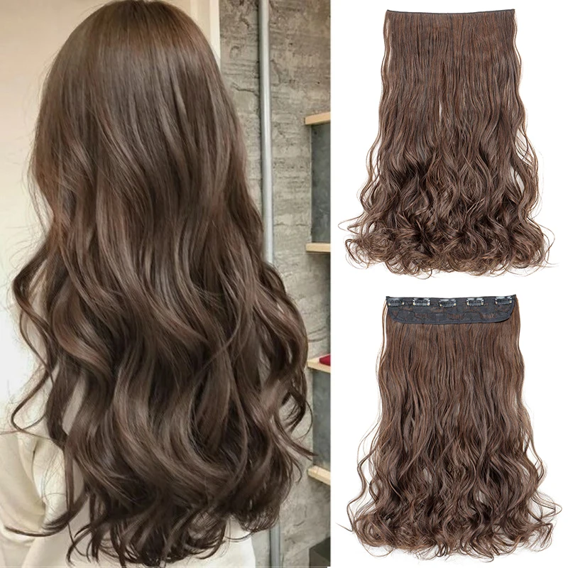 WIGSIN-Synthetic-20Inch-Long-Curly-Black-Brown-Blonde-Clip-in-Hair ...