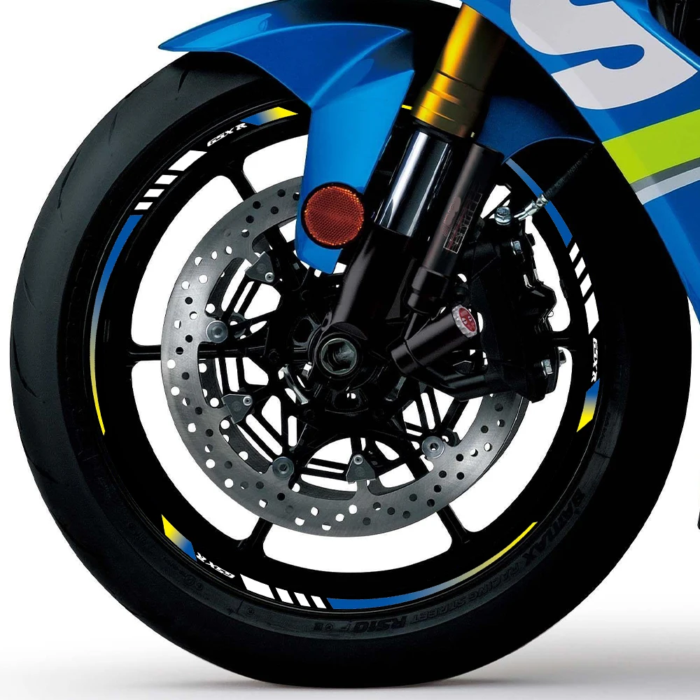 스즈키 GSXR 600 750 1000 K5 K7 오토바이 휠 스티커 반사 스트라이프 림 데칼 17 "스트라이프 데칼 테이프 액세서리| | - AliExpress