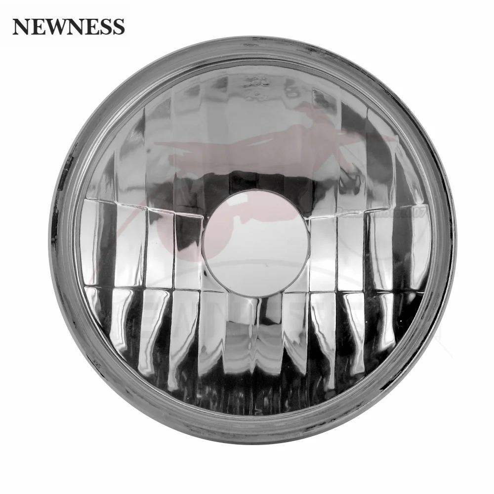 Motorcycle Accessories 5.75" Headlight Glass Lens Clear H4 Bulb Socket ...